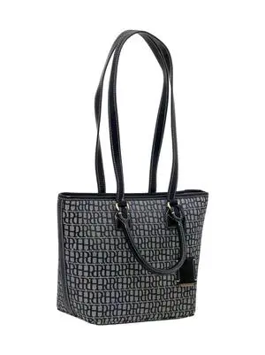 PEDRO DEL HIERRO Logo-pattern Tote Bag - Blue