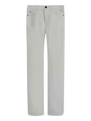 Loro Piana Five-pocket Straight Leg Jeans - White