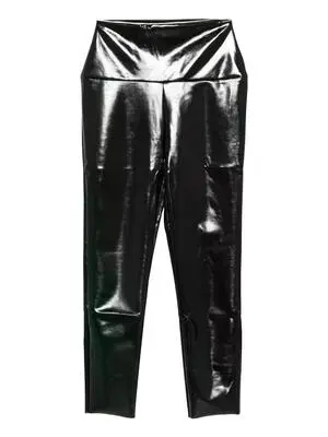 Norma Kamali High-waisted Slim Leg Trousers - Black