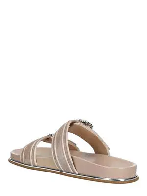 BALDININI Crystal-embellished Buckle Sandals - Neutrals