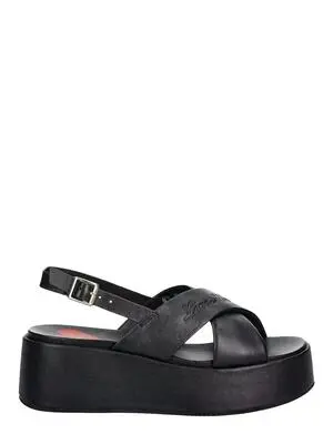 Moschino Platform Sandals - Black