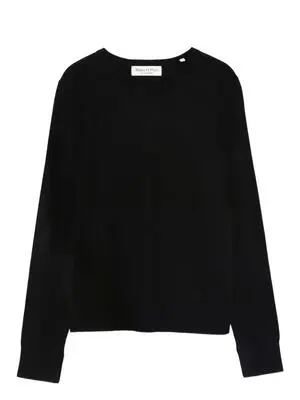 Marc O'polo Round-neck Long-sleeved Sweater - Black