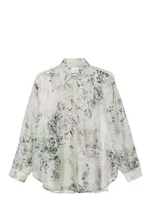 ALYSI Floral-print Shirt - White