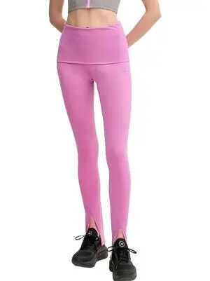 Adidas By Stella McCartney Truestrength Split-hem Leggings - Pink