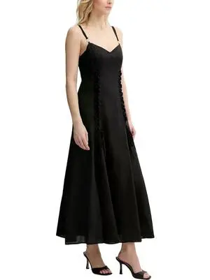 TWINSET Lacing Maxi Dress - Black