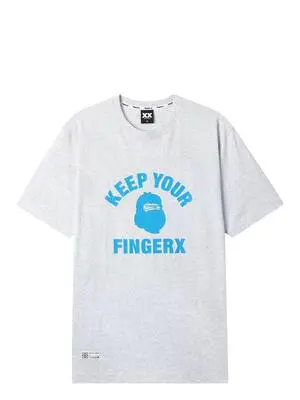 FINGERCROXX Graphic-print T-shirt - Grey