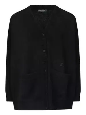Dolce & Gabbana Buttoned Patch-pocket Cardigan - Black
