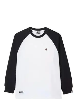 FINGERCROXX Raglan-sleeve T-shirt - White