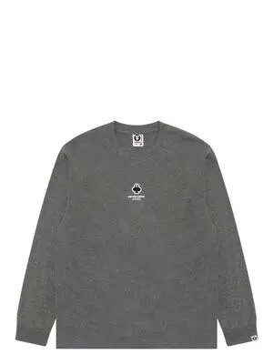 AAPE BY *A BATHING APE® Aape Head-club Long-sleeve T-shirt - Grey