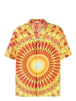 Valentino Garavani Graphic-print Shirt - Yellow