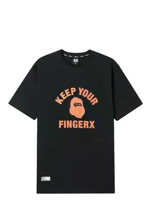 FINGERCROXX Graphic-print T-shirt - Black