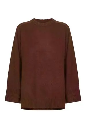 LOULOU DE SAISON Wide-Cuff Cashmere Sweater