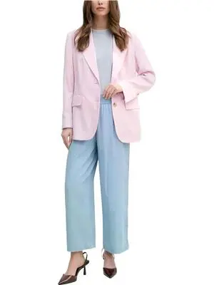 JOOP! Single-button Blazer With Notched Lapel - Pink