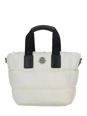 Moncler Caradoc Padded Top-Handle Shoulder Bag Neutrals