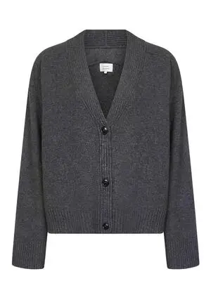 Loulou De Saison Button-front Cashmere Cardigan - Grey