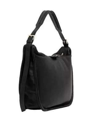 Guess Leather Shoulder Bag - Black