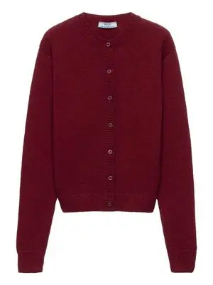 Prada Cashmere Cardigan - Red