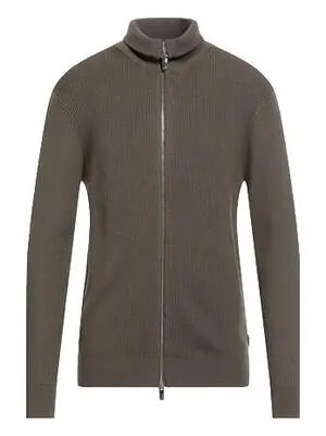 Armani Exchange Ribbed Knit Cardigan - Beige