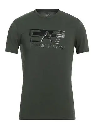 EA7 T-shirt Size Cotton, Elastane - Green