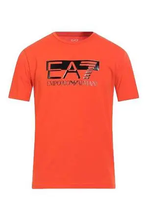EA7 T-shirt Size Cotton, Elastane - Orange