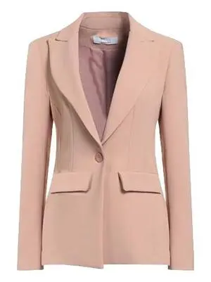 KAOS Single-breasted Crepe Blazer - Pink