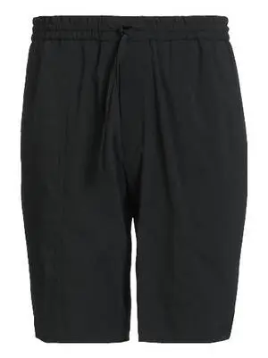 Emporio Armani Seersucker Casual Shorts Black