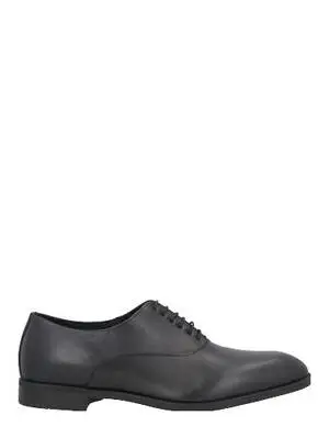 Emporio Armani Leather Oxford Shoes - Blue