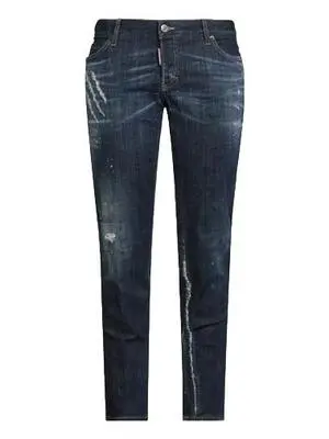 Dsquared2 Tapered Jeans With Distressed Details - Blue