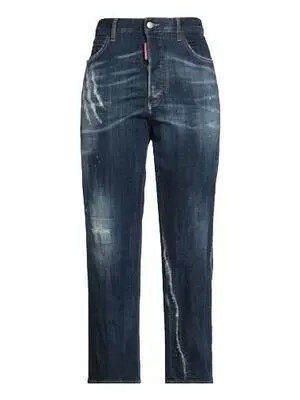 Dsquared2 Tapered Jeans With Distressed Details - Blue