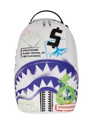 SPRAYGROUND Shark Central Cut Out Backpack Multicolor