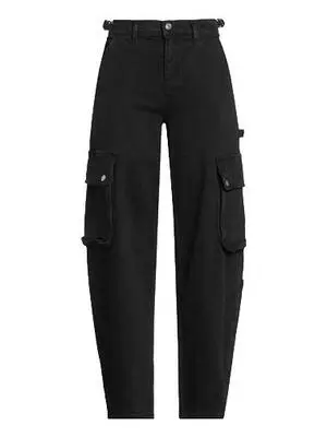 Maje High-waisted Cargo Jeans - Black