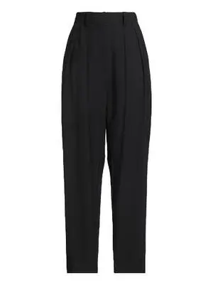 Maje Tapered High-waisted Pants - Black