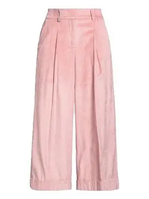 Peserico Wide-leg Cropped Pants - Pink
