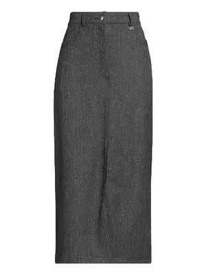 Sandro Pencil Denim Skirt - Grey