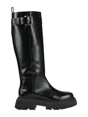 Maje Leather Boots - Black