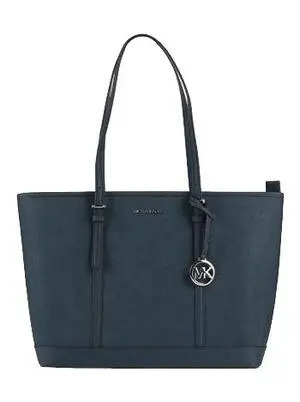 Michael Kors Cow Leather Tote - Navy