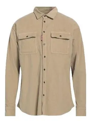 Dsquared2 Shirt Sand Size Cotton, Elastane - Beige