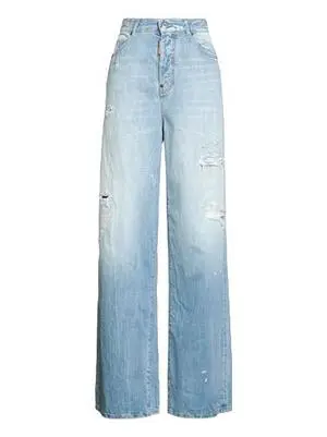 Dsquared2 Baggy Distressed Jeans - Blue