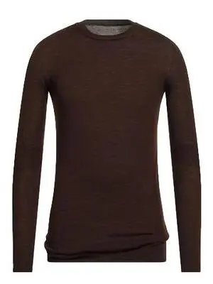 Masnada Sweater Chocolate Merino Wool - Brown