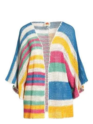Farm Rio Crochet-knit Cardigan - Pink