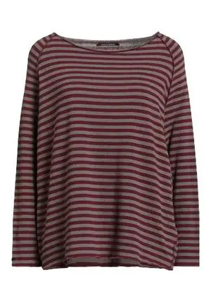 ALBUM DI FAMIGLIA Striped Lightweight Knit Sweater - Beige