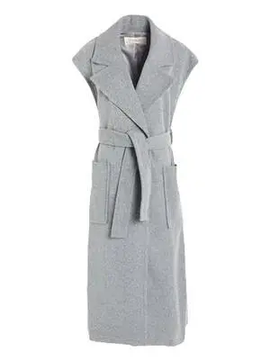 KAOS JEANS Belted Felt Coat - Grey