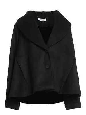 KAOS Single-breasted Coat - Black