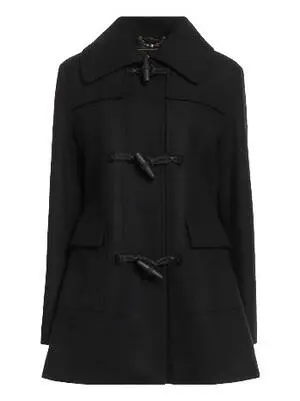 SEALUP Wool Duffle Coat - Black