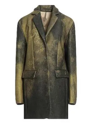 Masnada Wool And Polyamide Coat - Green