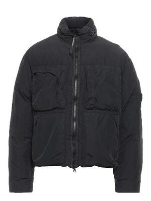 C.P. COMPANY Puffer Jacket With Detachable Hood - Black