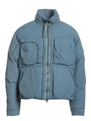 C.P. COMPANY Puffer Jacket With Detachable Hood - Blue