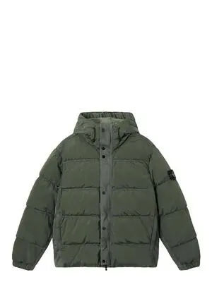 Stone Island Nylon Metal Hooded Down Jacket - Green