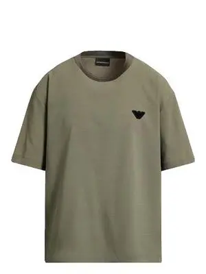 Emporio Armani T-shirt Pastel Size Polyester, Elastane - Beige