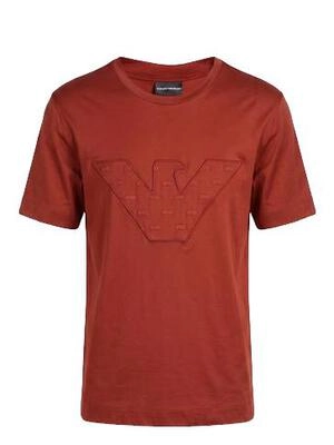 Emporio Armani T-shirt Size Lyocell, Cotton - Red